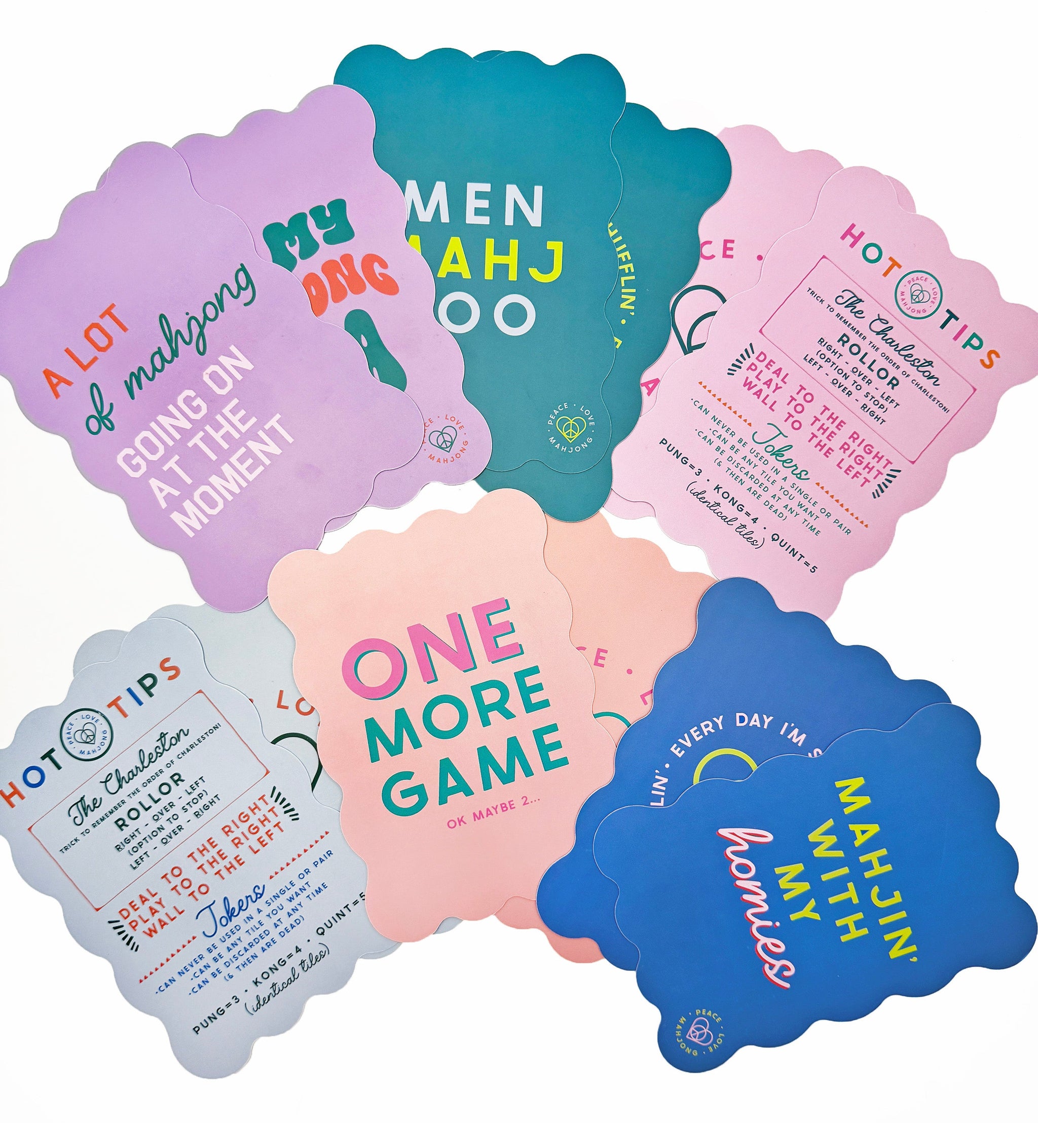 Mahjong Tile Shufflers (Set of 2) – Peace Love Mahjong