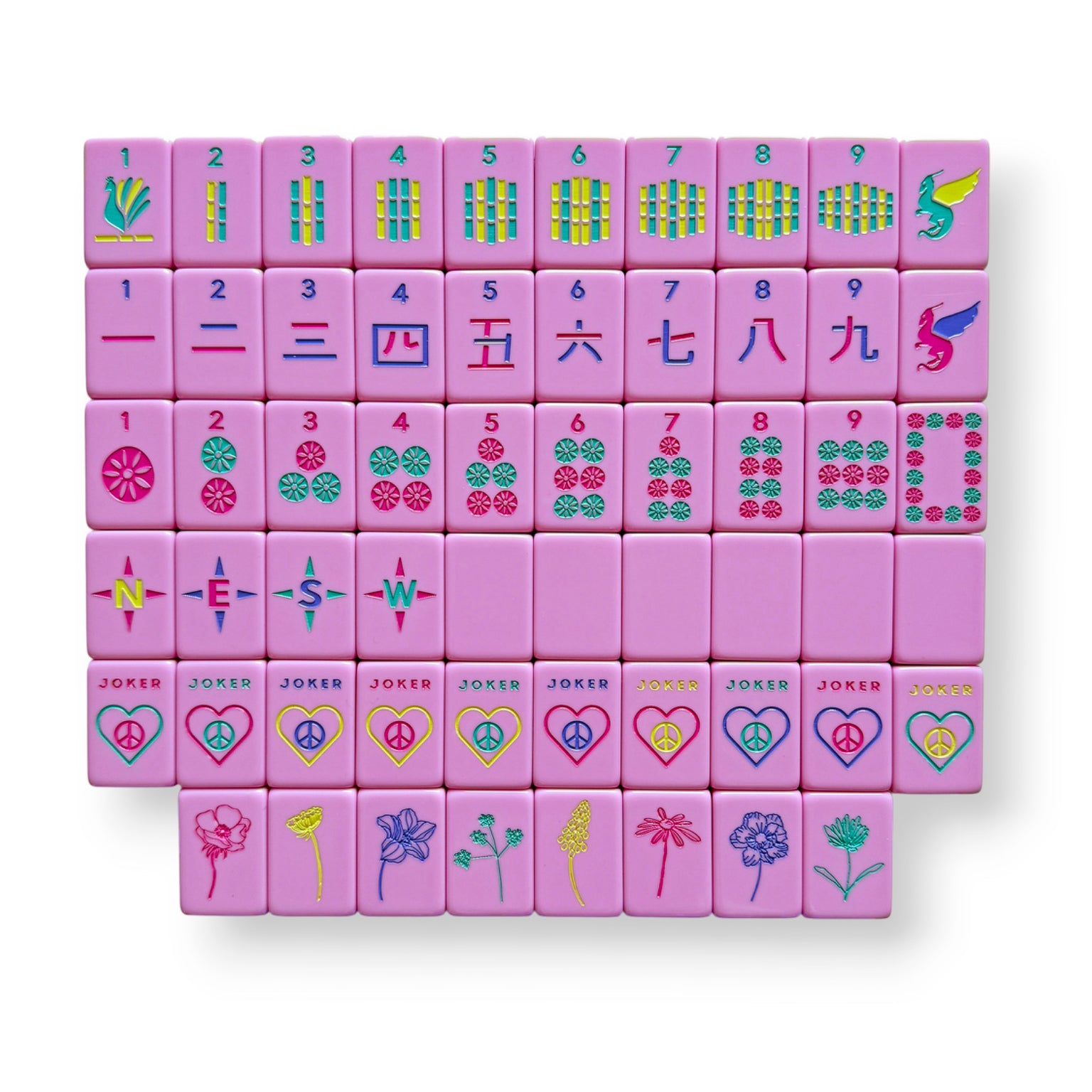 Peace Love Mahjong | Modern Mahjong Tiles & Accessories